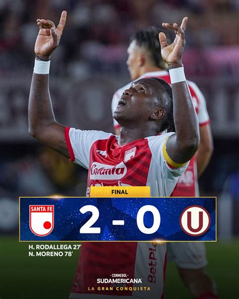 Conmebol Sudamericana On Twitter 🇨🇴🏆🇵🇪 ¡victoria De Santafe En