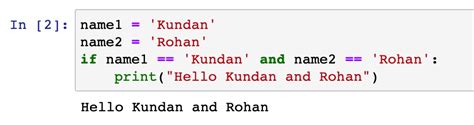 Logical And In An If Statement In Python AskPython