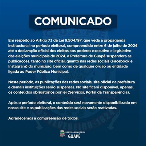 Início Prefeitura Municipal De Guapé Mg