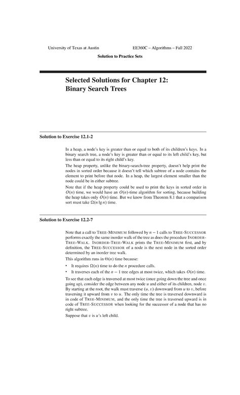 algo 31 practice materials sol for algo ece 381k university of