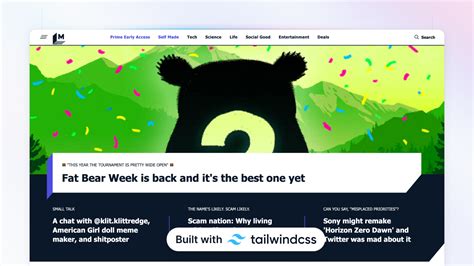 Mashable Tailwind Css