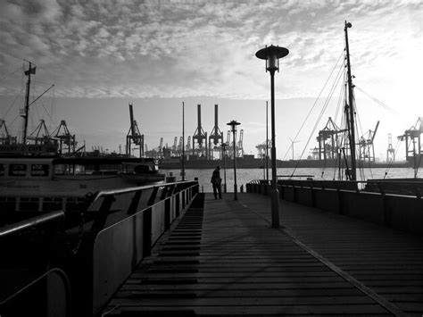 Premium Photo Man Walking On Pier At Dock