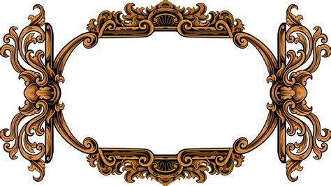 Classic Frame Vector Design For Elements Editable Color 21857052