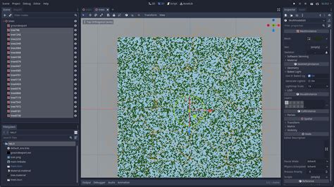 Only Center Portion Of A Large Scene Gets Baked Light In Godot Issue
