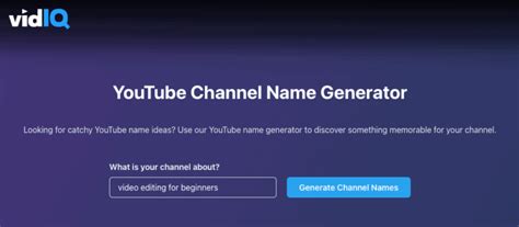 How To Pick The Perfect Channel Name With A YouTube Name Generator Meredith Marsh