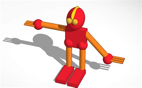 3d Design железный человек Tinkercad
