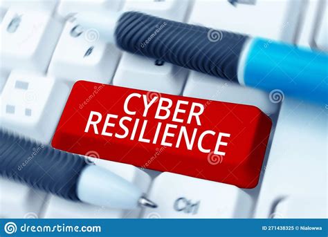 Text Sign Showing Cyber Resilience Business Overview Measure Of How