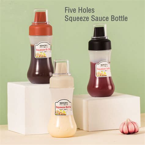 Roborobo 350ml Multipurpose Condiment Dispenser Easy Squeeze Bottle