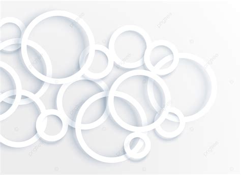 3d 白色圓圈環背景設計 圓圈 專業的 形象的向量圖案素材免費下載，png，eps和ai素材下載 Pngtree
