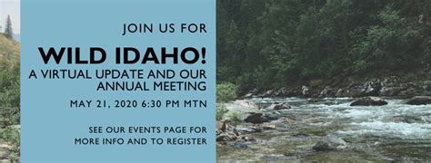 Idaho Conservation League Home Facebook