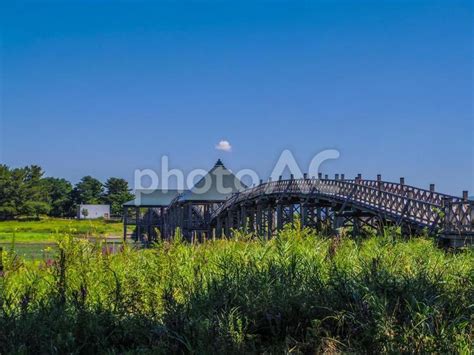 青森県鶴田町鶴の舞橋 No 27647728写真素材なら写真AC無料フリーダウンロードOK