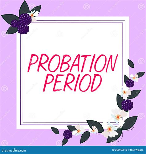 Writing Displaying Text Probation Period Business Approach Focused And