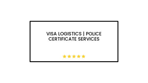 Visa Logistics Police Certificate Services South Africa Plus