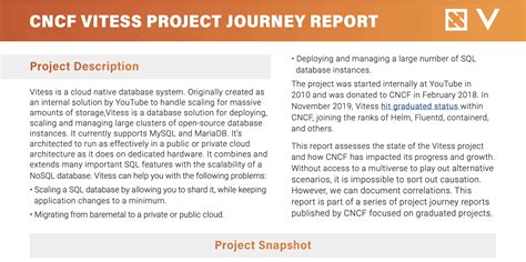 vitess project journey report cncf