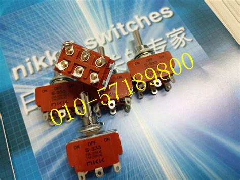 Japan Imported Files S NKK Switch Toggle Switch On A High Current Switch Industrial Switch