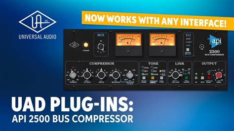 Universal Audio Uad Api 2500 Bus Compressor Plug In Demo