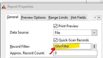 Implementing A User Defined Record Filter String In A Report ClarionHub