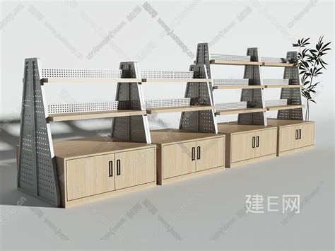 【现代货架3d模型】建e网现代货架3d模型下载 Id103373158 打造3d现代货架模型免费下载平台