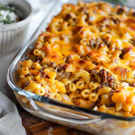 Skinny Cheesy Turkey Macaroni Burger Casserole Recipe With Nutrition Facts