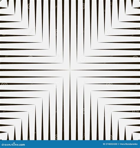 Black And White Geometric Trendy Modern Background Stock Vector