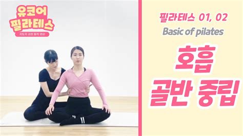 필라테스 하기 전 꼭 알아야할 01 흉곽호흡 골반중립인지 동작 매트 필라테스 기초 Youtube