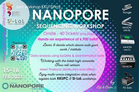 Thidathip Wongsurawat On Linkedin Nanopore Ont Thailand Bangkok