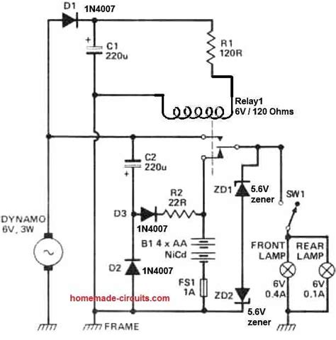 Bicycle Generator Diagram