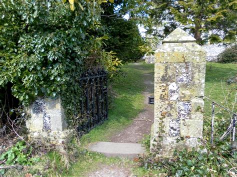 gate piers and gate at stanmer church nhle code 1380956 april 2013