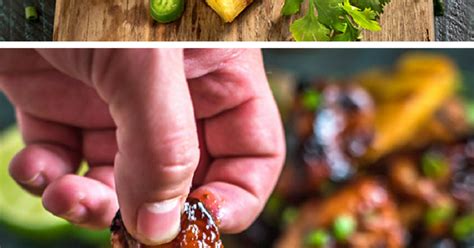 Hawaiian Huli Huli Grilled Chicken Wings