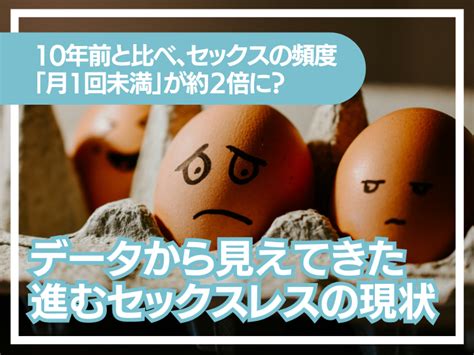 10年前と比べてセックスの頻度は「月1回未満」が約2倍に？データから見えてきた進むセックスレスの現状 ランドリーボックス