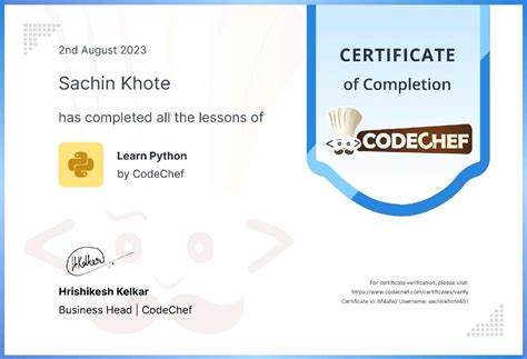 Sachin Khote On Linkedin Codechef Python Pythonprogramming Codewithpassion Programming