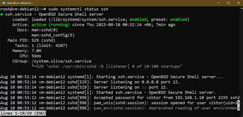 Habilite El Servidor Ssh En Debian 12