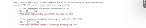 The Loop Having Rotated By Rotates Clockwise Chegg Com