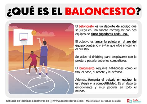 Qué Es El Baloncesto Definición De Baloncesto