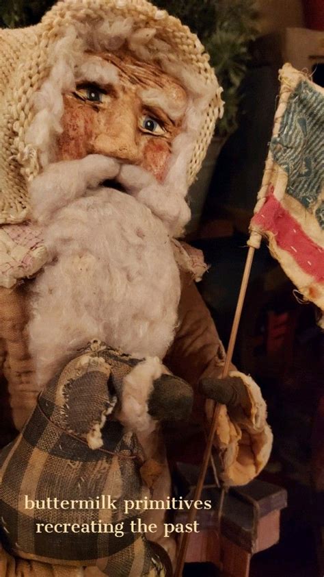 Pin On Buttermilk Primitives Santas