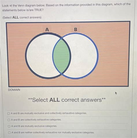 A Venn Diagram Is Shown Below Solved 37 Look At The Venn Di