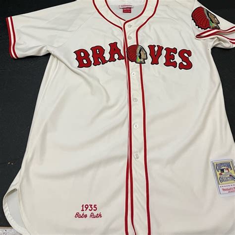 Mitchell And Ness Shirts Babe Ruth Boston Braves 935 Cooperstown