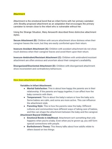 final psych notes modules pdf attachment theory mood disorders