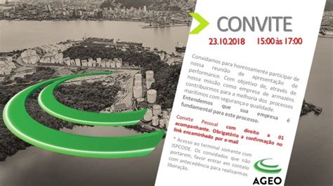 Encontro Ageo Terminais Em Santos 2023 Sympla