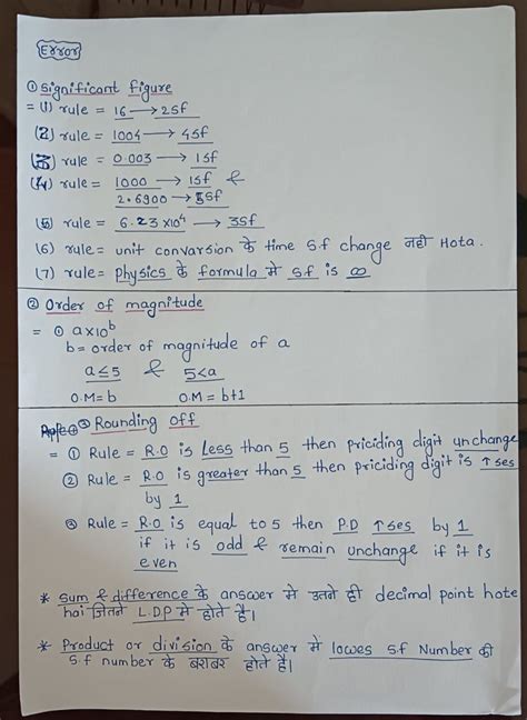 Error Notes Expected Questions In Neetjee