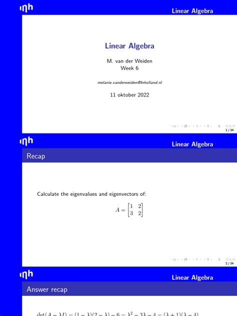 Linear Algebra Pdf Eigenvalues And Eigenvectors Linear Map