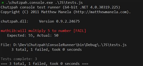 Chutzpah A Javascript Test Runner Matthew Manela