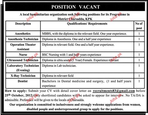 Operation Theater Assistant Ultrasound Technicians Wanted 2025 Job