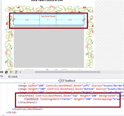 Dock Panel Control In Uwp
