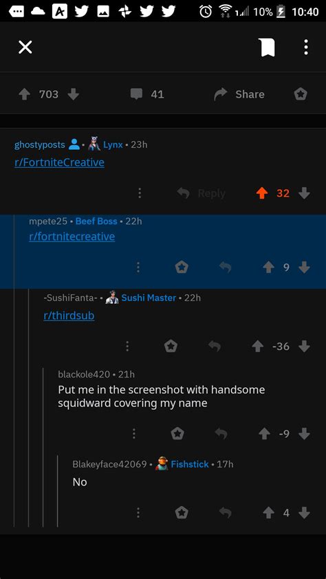 Insert Squidward Face Scrolller