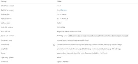 Curl Error 7 No Se Pudo Conectar A 443 Enlace Refu