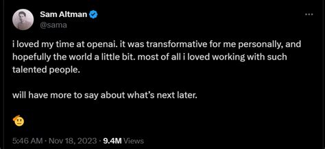 Openai Announces Leadership Transition
