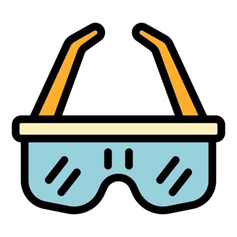 Premium Vector Laser Glasses Icon Outline Laser Glasses Vector Icon