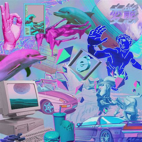 Vaporwave Vaporwaveaesthetic Cybercore Webcore 90s Freetoedit