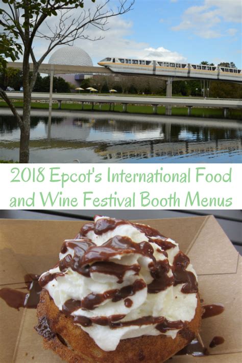 Epcot S International Food And Wine Festival Booth Menus My Big Fat Happy Life Artofit